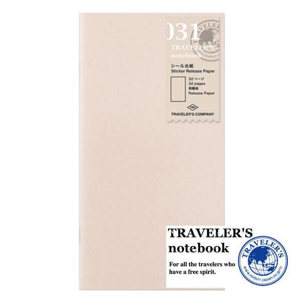 メーカー　ミドリ品名　TRAVELER'S notebook(トラベラーズノート)」専用 シール台紙 リフィル(レギュラーサイズ)サイズ　H210×W110×D4mm品番　14468006内容　中紙/無罫32ページ 剥離紙 ステッチャー綴じ