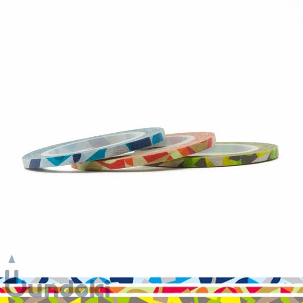 カラフルな新柄で楽しく、スタイリッシュに彩る3mmの極細マステ。