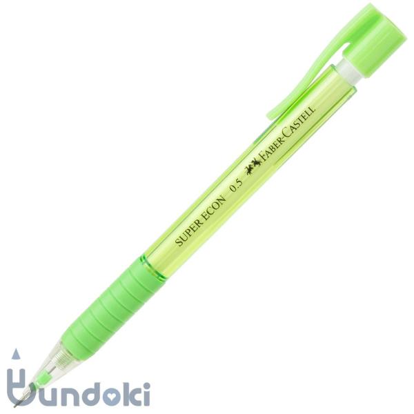 涼しげなクリアな軸のリーズナブルなシャープペンシル。 日本では発売されてないモデルです。  芯径：0.5ミリ サイズ：約9.2×13.2×134ミリ 重量：7.4グラム