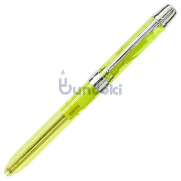 細めの軸に赤・青の2色ボールペンと0.5ミリのシャープペンシルが1つになった多機能ペン。 ボールペンリフィルは所謂4Cタイプと呼ばれる汎用性の高いリフィルなのでお好みの色に変えることができます。  サイズ：約11×132ミリ 重量：約13グ...