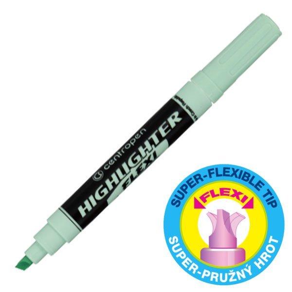 弾力のある柔軟チップを備えた蛍光ペン。 ボディが太くてにぎりやすく、スムーズに使用できます。  線幅：1〜5mm サイズ：146×Φ16mm 重量：16g  centropen/セントロペン チェコ共和国の筆記具老舗ブランド。 1940年に...