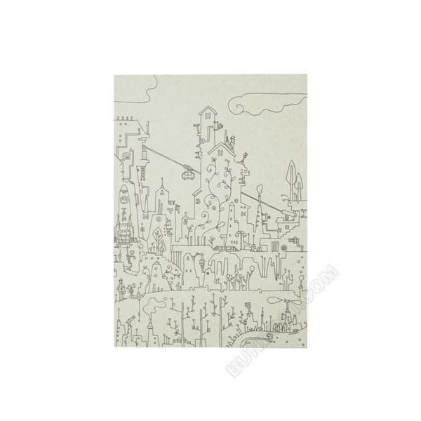 全面にYOUCHANのイラストを採用したA5版・縦型の大学ノート。ツバメフールス紙（白）を使用した５ミリ方眼ノートで、切り取りができるようにミシン目が入っています。