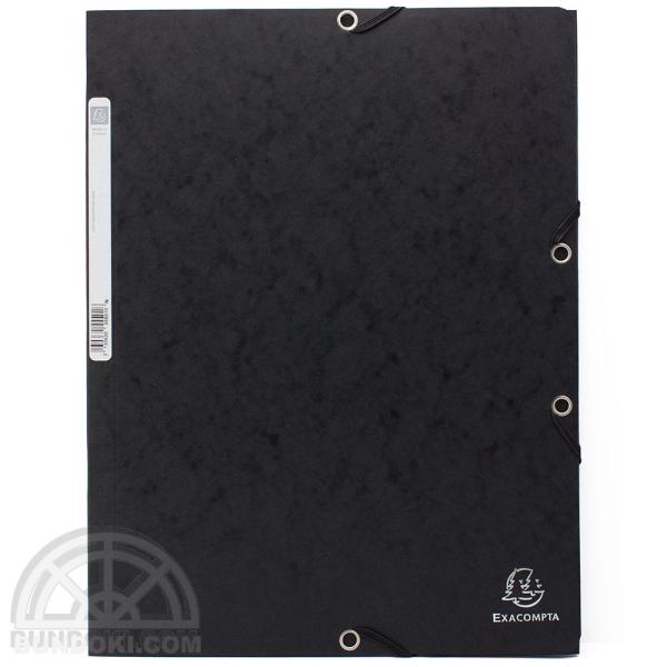 フランスの事務用品メーカーエグザコンタ社のシンプルなゴム留めファイルです。紙製ですが、用紙の表面を圧縮仕上げで耐久性を高められていて、使い込むほどに手触りが良くなり馴染んでいきます。