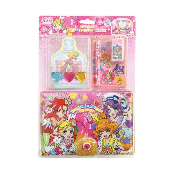 ☆女の子の憧れのヒロイン☆大人気のプリキュアシリーズ、『トロピカル〜ジュ！プリキュア』がステーショナリーになりました。女の子に大人気のプリキュア4人と人魚・ローラの5人の豪華仕様。プリキュアといっしょに楽しもう♪ハート型のミラーがついたボッ...