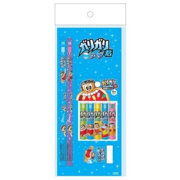 大人気のおやつのステーショナリー。おやつマーケットシリーズで人気の高いお菓子のデザインの文具3点がセットになったプチギフトセット♪ちょっとしたプレゼントにお薦めです☆●パッケージサイズ：W90×H200×D20mm