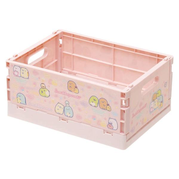 キャラクターがプリントされたかわいい収納ケース。使わない時は折りたためてコンパクトに収納できます☆A5サイズの用紙、CD、本(新書判サイズ)の収納にピッタリ！ 子供の小物やおもちゃの整理整頓だけでなく、ちょっとした収納にも便利♪　とっても可...