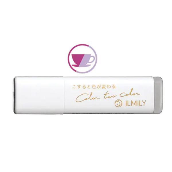 ILMILY Color two color スタンプこすると摩擦熱で筆跡の色が変わる筆記具『ILMILY Color two color (イルミリー カラー トゥー カラー)』シリーズ。本体後部の専用ラバーでこするとインキ色を変化させる...