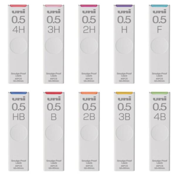 従来のシャープ芯は、筆記時に出るごく微細な芯紛が描線周辺に浮遊しており、これが擦過により紙面に広がることで汚れの原因となります。シャープ替芯『uni（ユニ）』は、芯紛を紙面に密着させる「スマッジプルーフ製法」により、汚れを抑制することに成功...