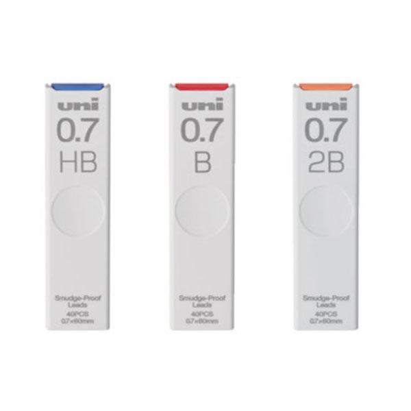 従来のシャープ芯は、筆記時に出るごく微細な芯紛が描線周辺に浮遊しており、これが擦過により紙面に広がることで汚れの原因となります。シャープ替芯『uni（ユニ）』は、芯紛を紙面に密着させる「スマッジプルーフ製法」により、汚れを抑制することに成功...