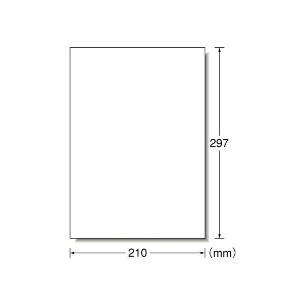 【商品説明】インクジェットプリンタでの印字適性に優れたラベルです。色の濃いところにもクッキリきれいに貼れる白フィルムタイプです。【仕様】●仕様：ノーカット白フィルム●シートサイズ：Ａ４（２１０×２９７ｍｍ）●材質：ポリプロピレン＋ポリスチレ...