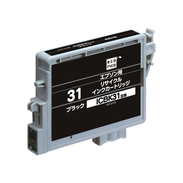 【仕様】●純正型番：ＩＣＢＫ３１●色：ブラック●インク種類：顔料●耐力インク●インク残量表示●グリーン購入法適合●ＧＰＮエコ商品ねっと掲載