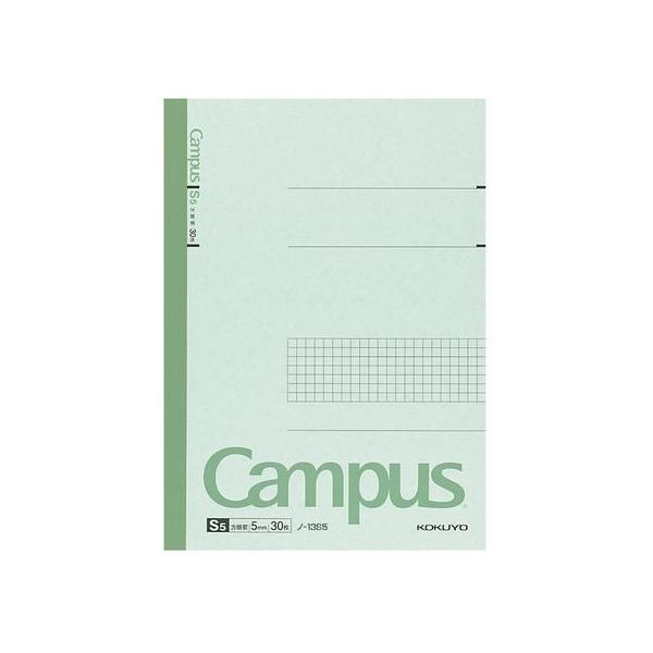 【仕様】●サイズ：６号（セミＢ５）●寸法：縦２５２×横１７９ｍｍ●罫内容：５ｍｍ方眼罫●枚数：３０枚●中紙：上質紙（森林認証紙）●製本様式：無線とじ●注文単位：１冊ＫＯＫＵＹＯ　コクヨ　こくよ　キャンパスノート　６号　セミＢ５サイズ　方眼罫...