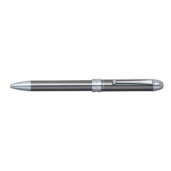 【仕様】●ボール径：０．７ｍｍ●油性●芯径：０．５ｍｍ●付属品：消しゴム●長さ：１４２．５ｍｍ●２色＋シャープ●インク色：黒赤＋シャープ●軸色：ガンメタル●材質：アルミボディにアルマイト処理＋真鍮クロームメッキパーツ●ボールペン替芯：ＢＳＰ...