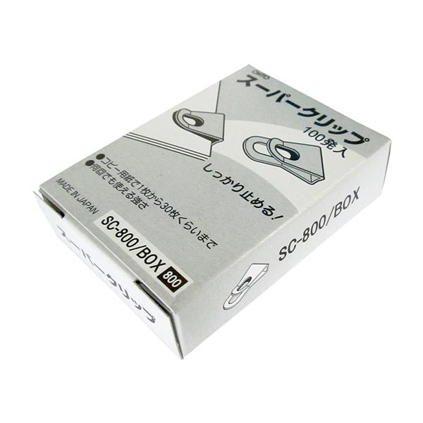 【商品説明】書類や伝票に。チケットやカードの整理に、マネークリップやブックマークに。【仕様】●ステン玉●サイズ：縦１８×幅１０ｍｍ●とじ枚数：コピー用紙約３０枚●材質：ステンレス●注文単位：１箱（１００個）ＯＨＴＯ　おーと　クリップ　スライ...