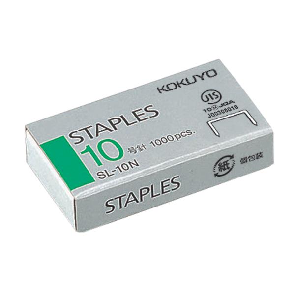 【仕様】●サイズ：１０号●１連接着本数：５０本●注文単位：１小箱（１０００本）●商品種別：小型ホッチキス針コクヨ　こくよ　文房具　ステープル　ホチキス針　ステープラー芯　ホチキス芯　１０号針　１０号用　小型ホッチキス用　ＳＬ−１０Ｎ　ＳＬ１...