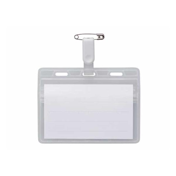 【仕様】●材質：表示面／再生ポリオレフィン、クリップ／再生ＰＣ・ＰＥ●色：白●ソフトタイプ●中紙サイズ：縦５６×横９１ｍｍ●チャック付（フタ付）そにっく　ソニック　ＳＯＮＩＣ　からーたっぐなふだ　カラータッグナフダ　タッグ式名札　チャック式...