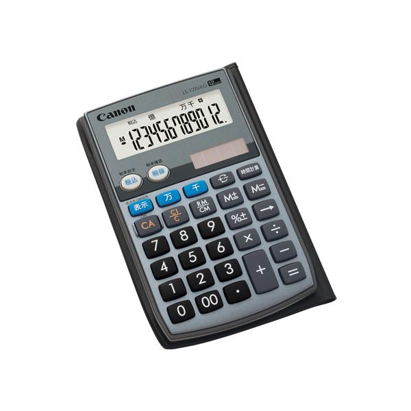 【商品説明】「表示」キーで、千万単位と３桁位取りをワンタッチで切り替え。【仕様】●桁数：１２桁●サイズ：幅７４×奥行１２１×厚さ８ｍｍ●重量：５６ｇ●電源：太陽電池＋リチウム電池（ＣＲ２０１６）●主な機能：早打ち、計算状態表示、千万単位機能...