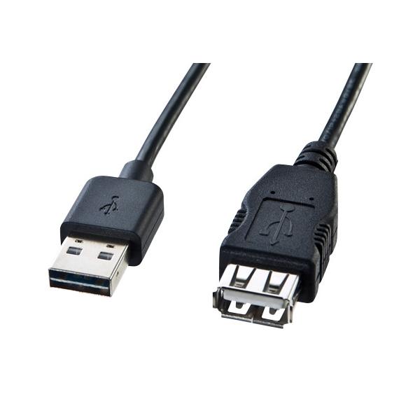 【商品説明】ＵＳＢ　Ａコネクタを持つ機器の延長に便利なＵＳＢ延長ケーブルです。※延長するケーブルと合わせて最大５ｍまで。※メスコネクタ側は両面挿せるコネクタではありません。【仕様】●色：ブラック●長さ：１ｍ●コネクタ形状：ＵＳＢ　Ａコネクタ...
