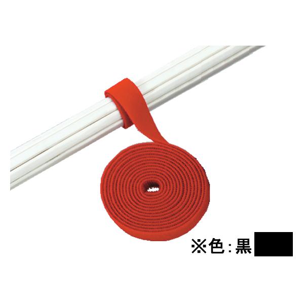 【仕様】●色：黒●サイズ：幅１９ｍｍ×長さ２ｍ●材質：ナイロン●全面マジックテープで切って使える結束テープケーブル結束用品　パソコン配線　ＯＡ機器配線　全面マジックテープ　結束テープ　結束バンド　ＣＷＬ０８−２ＭＢＫ−Ｊ　ＣＷＬ０８２ＭＢＫ...