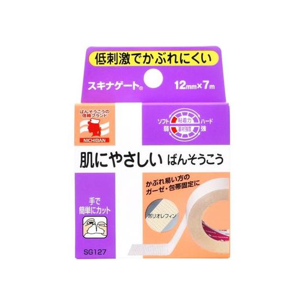 【商品説明】●毎日貼りかえる方へ$●テープによる「カブレ」に困っている方へ$●お子様や肌の敏感な方へ$●薄くしなやかな貼り心地、はがす時の痛みが少ない。$●透湿性に優れ、ムレが少なくかぶれにくい。【仕様】●注文単位：１巻●サイズ：１２ｍｍ×...