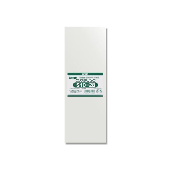 【商品説明】製造工程上、袋にする際にのりしろが発生しない為、使用感がスマートです。また透明度に優れています。【仕様】●サイズ：横１００×縦２８０×厚さ０．０３ｍｍ●注文単位：１袋（１００枚）袋　ＯＰＰ袋　包装用品　ポリ袋　ビニール袋　クリス...