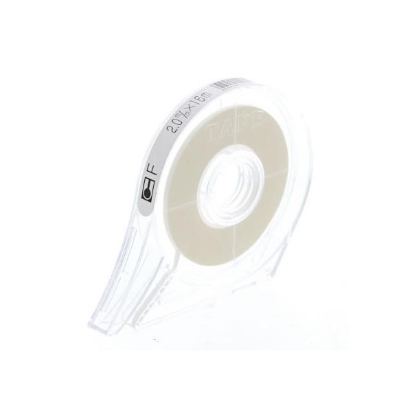 【商品説明】クレープ紙をベースにしたテープで、曲線も自由に描くことができます。不規則面にもよくなじみ、修正や位置変更もテープをはがすだけで容易です。【仕様】●色：ホワイト●テープ幅：２ｍｍ●長さ：１６ｍ●注文単位：１個タケダコーポレーション...