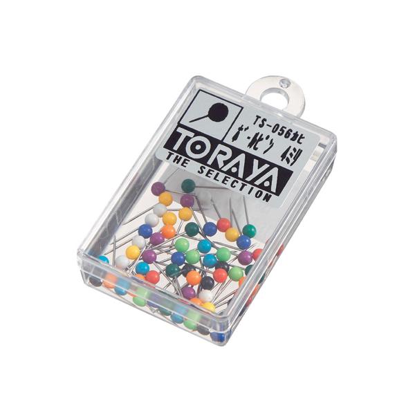 【仕様】●１０色アソート●直径：４ｍｍ●針：１２ｍｍ●注文単位：１パック（５０本）とらや　ＴＯＲＡＹＡ　まっぷぴん　１パック　５０本　アソート　ミックス　掲示用　表示　留める　地図　位置表示