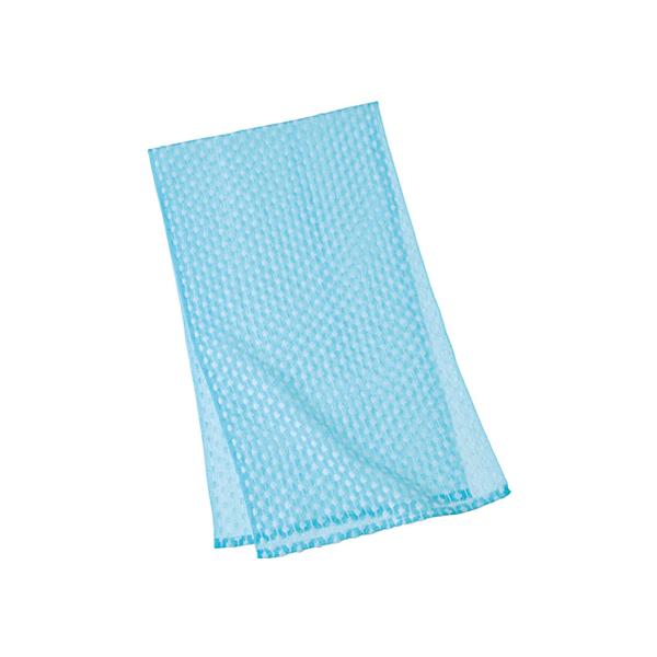 【仕様】ナイロンの泡立ちはそのままで、肌あたりは優しいけどほど良い刺激。●材質：ナイロン６２％、ポリエステル３８％●サイズ：約２７×１００ｃｍ●注文単位：１個●色：ブルー