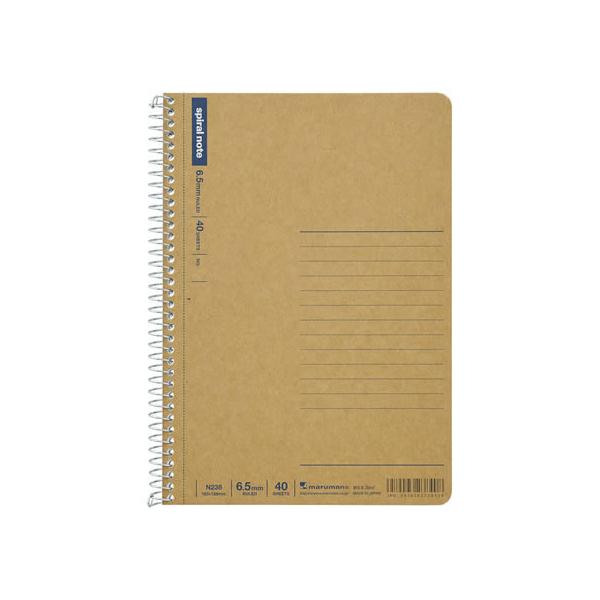 【仕様】コンセプトは「ニューベーシック」。コストパフォーマンスはもちろんのこと、より幅広い使用シーンにマッチするよう機能を高め、細部まで使いやすさにこだわりました。●サイズ：Ｂ６●枚数：４０枚●表紙素材：クラフトボール●製本：スパイラルコイ...