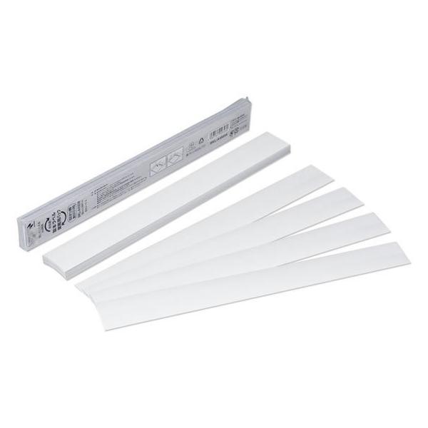 【商品説明】背ばり、製本、補修、補強に。【仕様】●色：白●Ａ４判用●サイズ：３５×２９７ｍｍ●基材：古紙パルプ配合率５０％再生紙●粘着剤：アクリル系●はく離紙：ノンポリラミ紙●注文単位：１パック（５０片）●グリーン購入法適合●ＧＰＮエコ商品...