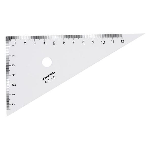 【商品説明】目盛が０（ゼロ）から始まるので、定規を合わせるだけですぐに線が引けます。お名前シール付き。【仕様】●規格：二等辺三角形／１０８×１０８×１５０×１．０ｍｍ、直角三角形／８７×１５０×１７４×１．０ｍｍ●材質：硬質ＰＶＣ●お名前シ...