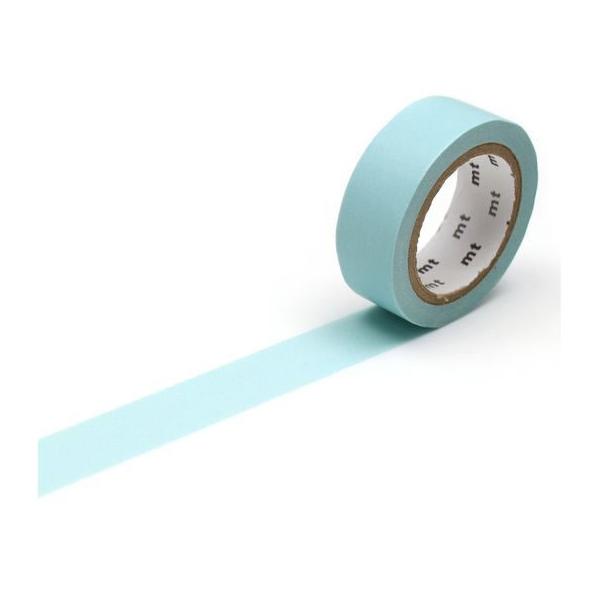 【商品説明】貼って剥がせるマスキングテープｍｔ。　手紙に貼ってみたり、ラッピングに使ってみたり、可能性は無限大。【仕様】●色目：ベビーブルー●テープサイズ：幅１５ｍｍ×長さ７ｍ●注文単位：１巻