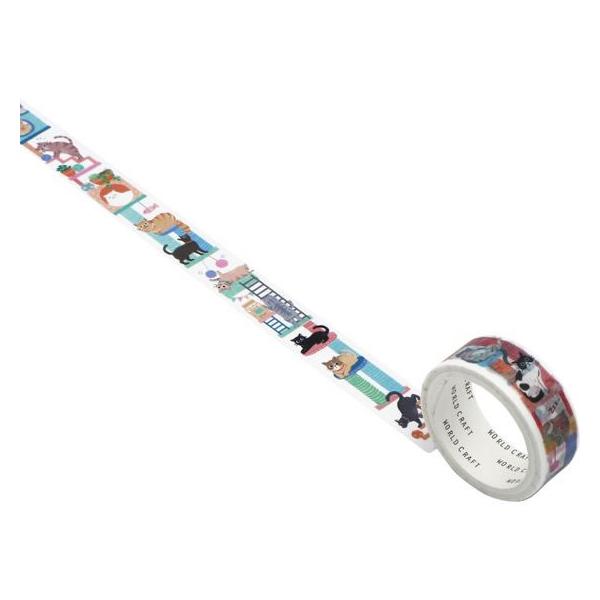 【商品説明】縦柄だから出来る、なが〜いモチーフや縦にデコレーション出来ることで　意味を持つ、”新しいタイプ”のマスキングテープ。　タテなことに意味がある柄を集めました。　縦長モチーフだから、従来のマスキングテープよりもたくさんの絵柄が中に入...