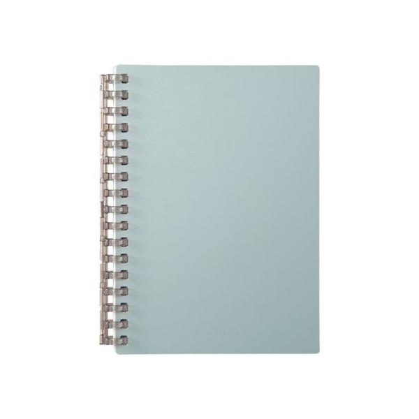 【商品説明】リーフは縦横自由に使える５ｍｍ間隔のドット方眼罫。とじ具は表紙の色に馴染む透明グレー。とじ具が開くのでリーフの差替えが可能。ロゴはどんな持ち物にも合わせやすい空押し加工。あけるとき：リーフを持ち、斜めに軽く引くと、とじ具が開きま...