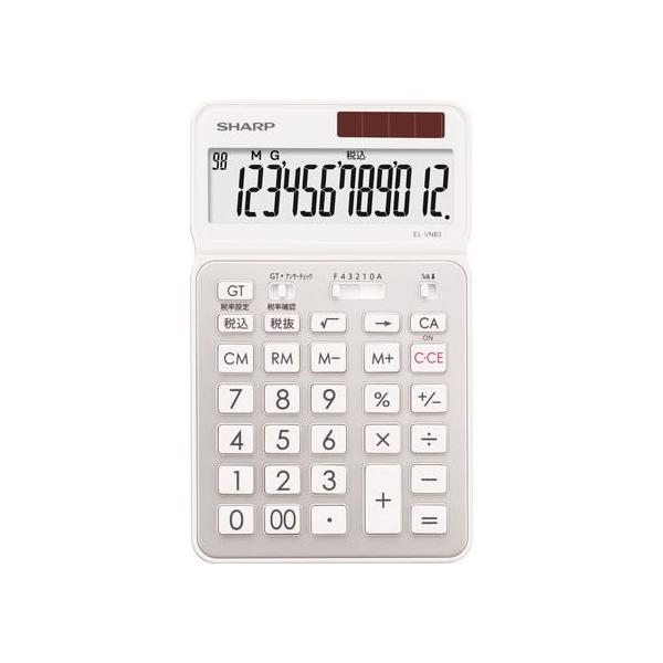 【商品説明】抗菌材を練りこんだキーを採用。　高級感のあるアルミパネル仕上げ。【仕様】●カラー：ホワイト系クリアホワイト●抗菌仕様●サイズ：幅１０９×奥行１８０×高さ１４ｍｍ●重量：約１６８ｇ（電池含む）●桁数：１２桁●主な機能：税計算、大型...