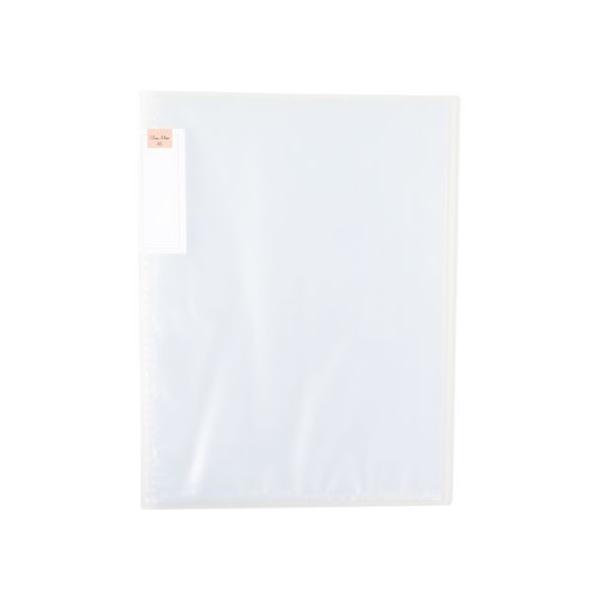 【商品説明】透明表紙で中身が見やすいクリアーファイル。【仕様】●色：クリアー●サイズ：Ａ５●本体サイズ：縦２２１ｍｍ×横１６７ｍｍ●背幅：４ｍｍ●ポケット枚数：２０枚●材質：ＰＰ●注文単位：１冊