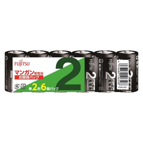 【仕様】●仕様：単２形●電池種類：マンガン●使用推奨期限：３年●注文単位：１パック（６本入）