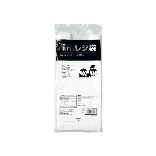 【商品説明】●フォーレストオリジナル製品　●ＨＤＰＥ（高密度ポリエチレン）のレジ袋です。　●食品衛生法適合商品【仕様】●規格：東日本　１２号／西日本　３０号●サイズ：縦４１０×横１８０×マチ１２０ｍｍ●厚さ：０．０１３ｍｍ●色：乳白●材質：...