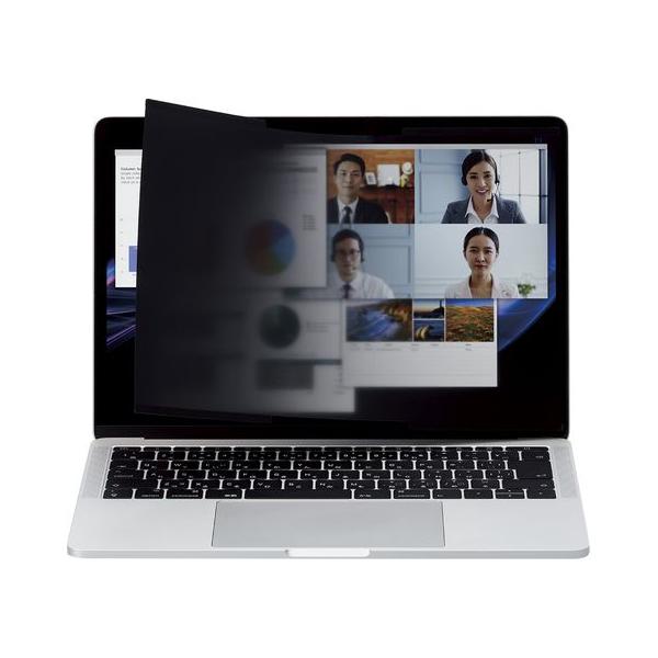 【商品説明】周りの視線から画面を守る、タッチパネルにも対応した吸着タイプののぞき見防止フィルターです。画面に吸着してフィルターを固定でき、取り外しも簡単にできる素材“ナノサクション”を採用しています。金属やマグネット、粘着素材を使用していな...