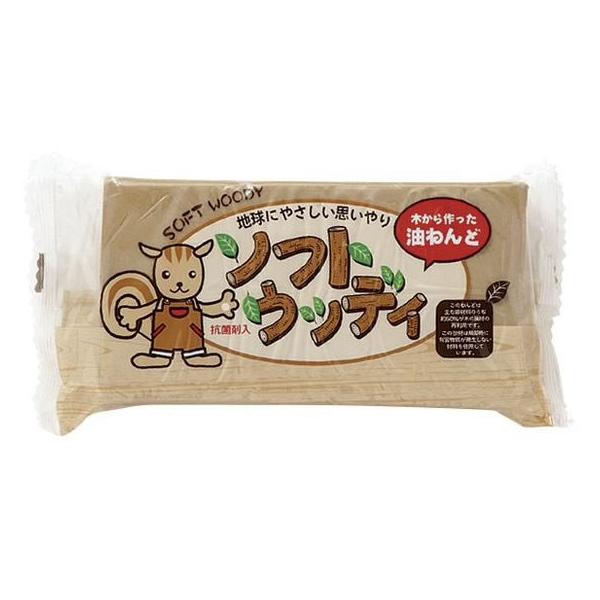 【商品説明】従来の油ねんどの主な原材料は石粉を利用していますが、木片や木の廃材を微粉末にした材料を約５０％使用した粘土です。抗菌剤の入った衛生的な油ねんどです。【仕様】●容量：５００ｇ●ねんどの色：茶色●本体サイズ：縦１０×横２１×厚み２．...