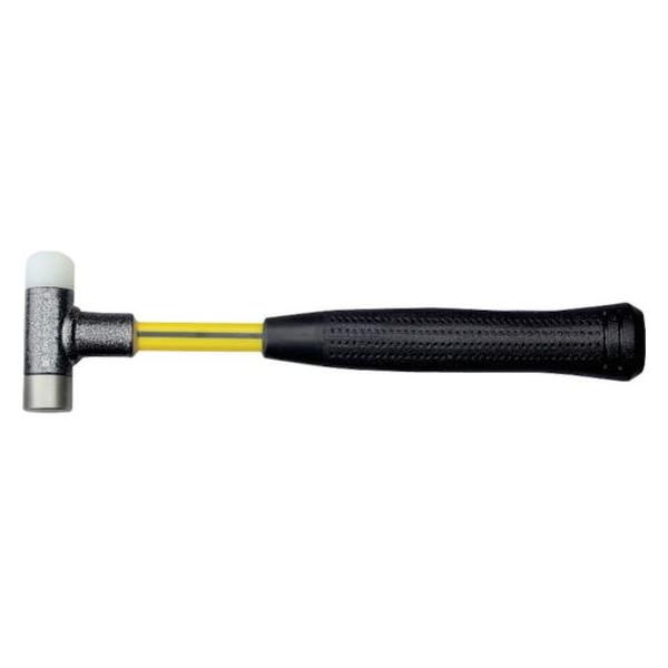 【商品説明】●内部にディスクが内蔵されたヘッドは、インパクトの瞬間にディスクが打撃面方向へ移動することで反動を打ち消し、打撃力だけを伝えます。●柔らかく傷つきやすいものから、硬く頑丈なものまで、1本で作業できます。●ヘッドセンターは、一般的...