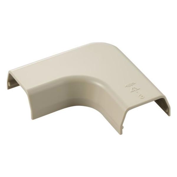 【商品説明】●配線の際のケーブルを保護し、すっきりと収納できるフラットモールのジョイントパーツ(曲ガリ)です。 ●フラットモール長さ1m幅26mm用(LD-GAF3M用)です。 ●フラットモールの蓋の上からかぶせるだけで取り付けられるので、...