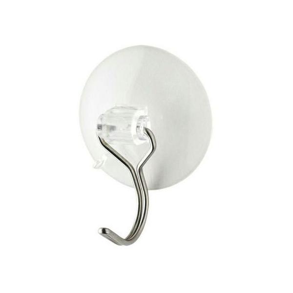 【仕様】●本体サイズ：約３６×１５×５０Ｈｍｍ　●内容量：３個　●材質：吸盤／塩化ビニル樹脂、フック／ステンレス鋼線　●荷重制限：８００ｇ　●生産国：中国　　【取り付けられる所】　光沢のある平らな面　・吸盤より大きいタイル、模様のないステン...