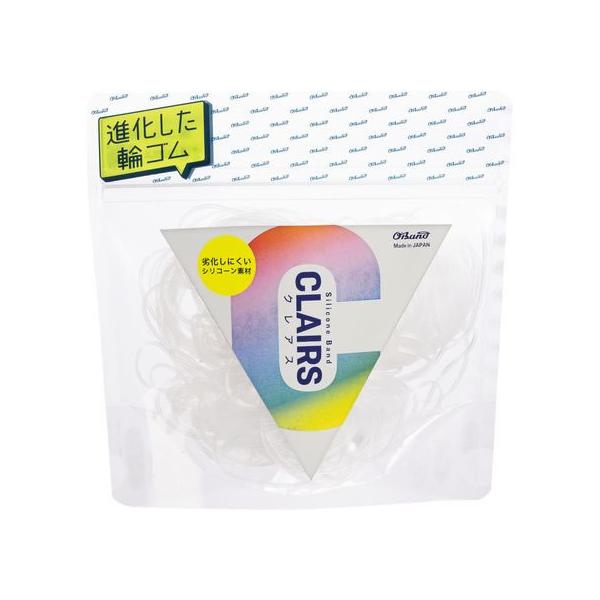【商品説明】半透明のクリスタルカラーがキレイな輪ゴム。シリコーン素材なので劣化しにくい、長期保管・長期使用にオススメ！キレイな色が日常に彩り豊かにしてくれて、安心・安全に使えます。【紫外線（ＵＶ）に強い】・【キレイな透明感】・【劣化しにくい...