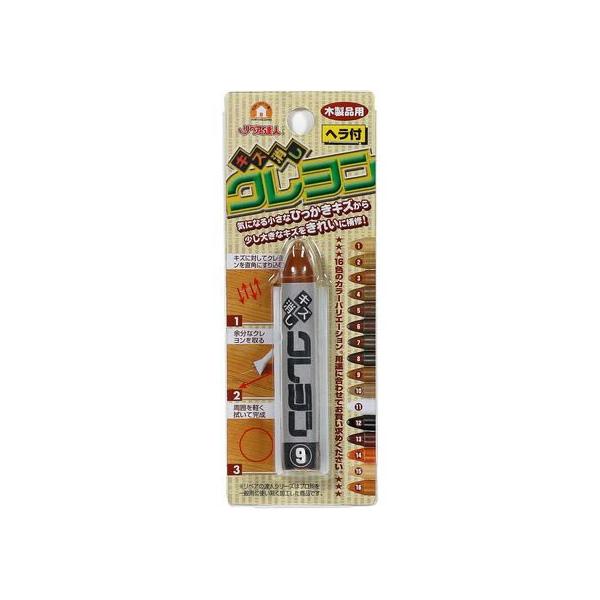 【商品説明】家具やフローリング、ドア、柱、建具など木製品のキズ補修に。【仕様】●成分：石油系ワックス、土壌顔料、パラフィン●正味量：約６ｇ●融点：約６０度●付属品：仕上用ヘラ　hikkoshi_4