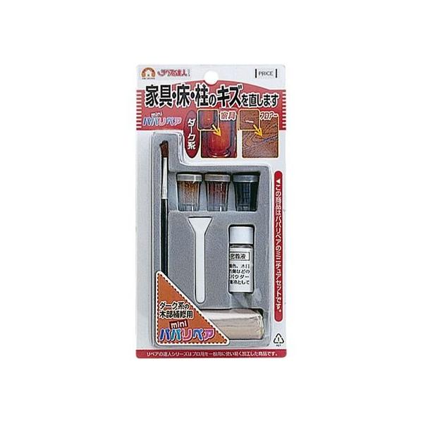 【商品説明】粘土状のスティックパテをキズに埋め、着色して補修します。大きいキズや深いキズ・曲面や角の補修に最適。手先の器用な方におススメの補修セットです。【仕様】●セット内容：スティックパテ×１、カラーパウダーミニ３色×各１、（ダーク…Ｎｏ...