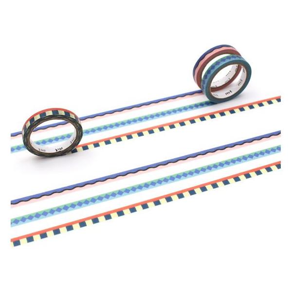【商品説明】細い６ｍｍ幅のマスキングテープ３個セット。デコレーションはもちろん、手帳に貼ってスケジュール管理するのにもオススメです。ＰＡＰＩＥＲ　ＴＩＧＲＥ　パピエ　ティグル　デザイン。【仕様】●テープサイズ：幅６ｍｍ×長さ５ｍ●注文単位：１巻