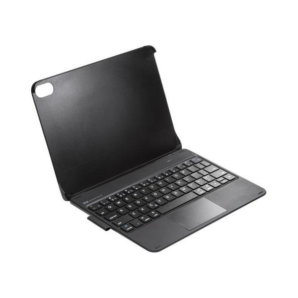 【商品説明】ケース部分とキーボード部分がマグネットで分離可能な１０．９インチｉＰａｄ（第１０世代）専用Ｂｌｕｅｔｏｏｔｈキーボードです。タッチパッドを搭載しておりｉＰａｄをノートパソコンのように操作が可能です。従来品よりもタッチパッドを大き...