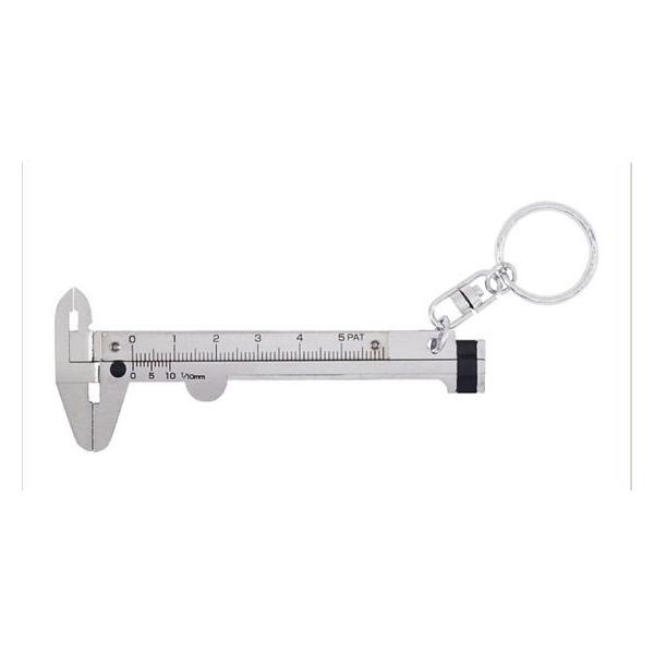 【商品説明】キーホルダー付きのノギスです。【仕様】【仕様】●測定範囲（ｍｍ）：０−５０