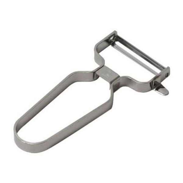 【商品説明】Ｓｉｍｐｌｅ　Ｕｓｅシリーズは、清潔感のあるシンプルなデザインのキッチン用品シリーズです。　丈夫で衛生的なステンレス製のピーラーです。　じゃがいもや人参の皮むきに。　野菜の表面にそって刃がフィットするのできれいに皮がむけます。　...